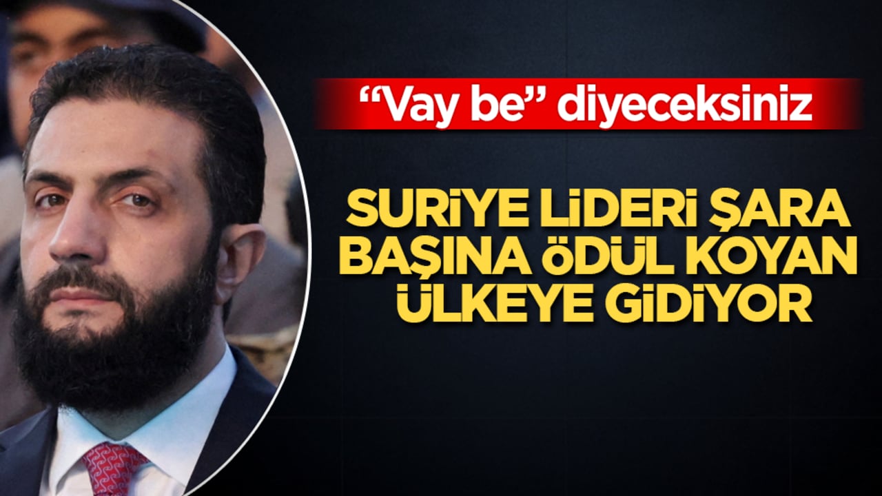 "Vay be" diyeceksiniz! Suriye Cumhurbaşkanı Şara, başına ödül koyan ...