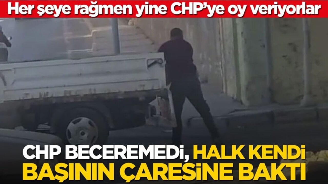 Yer: İzmir! CHP beceremedi, halk kendi başının çaresine baktı - Yeni Akit