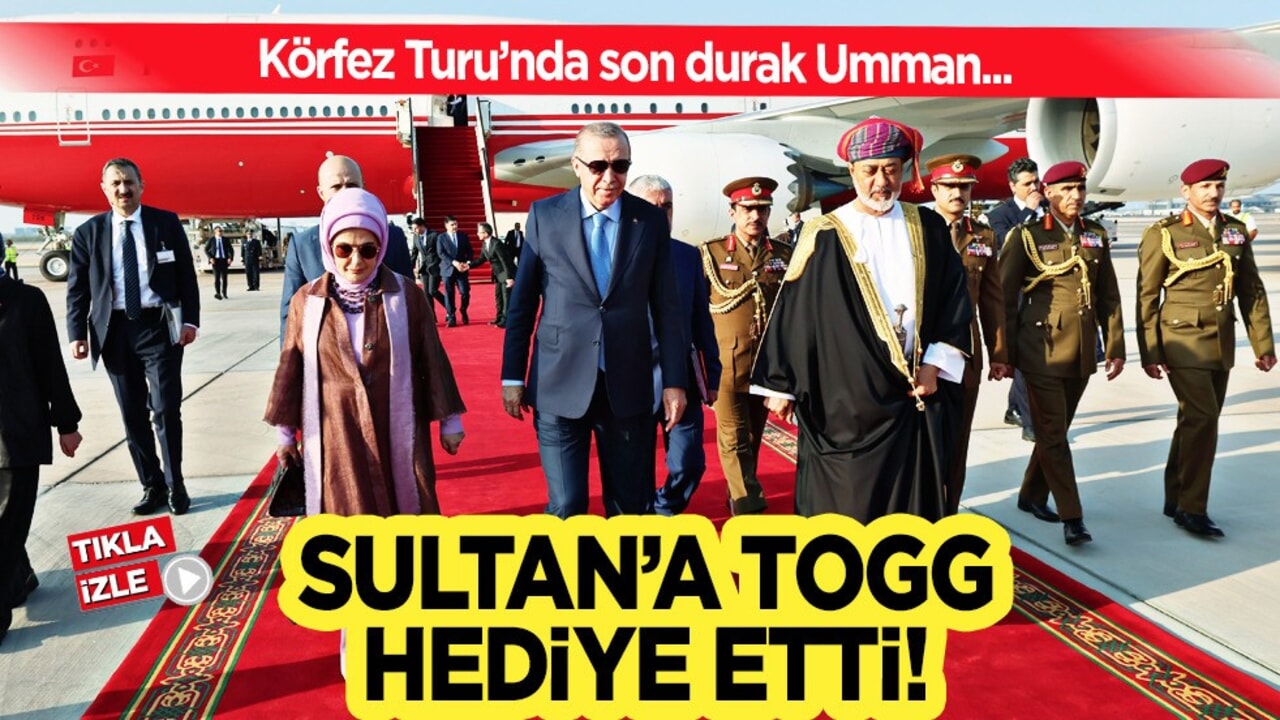 Cumhurbaşkanı Erdoğan, Umman Sultanı Teymur El Said'e Togg hediye etti ...