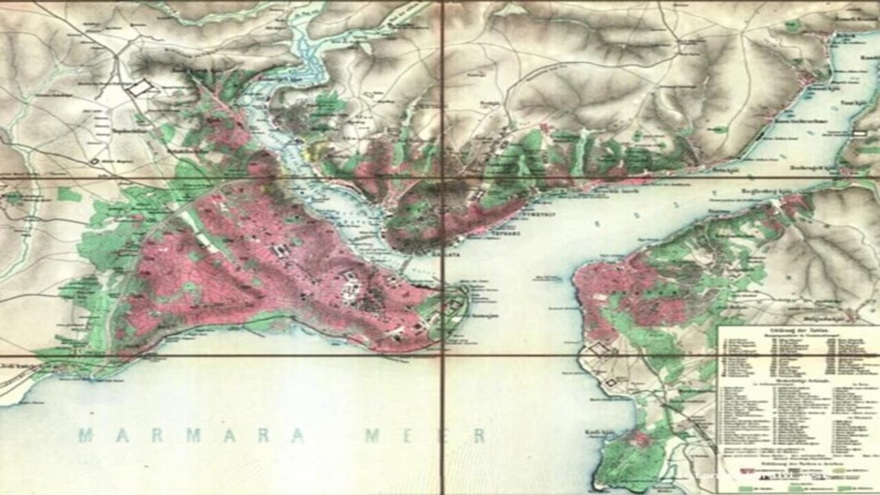 1890’larda İstanbul nasıldı? İşte dönemin haritalarıyla geçmişe kısa ...