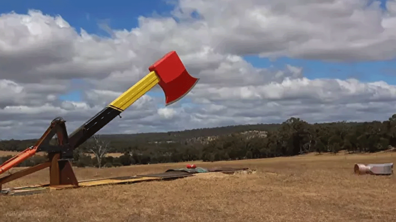 2 tonluk balta, arabaya indirilirse!.. Çılgın deney - Yeni Akit