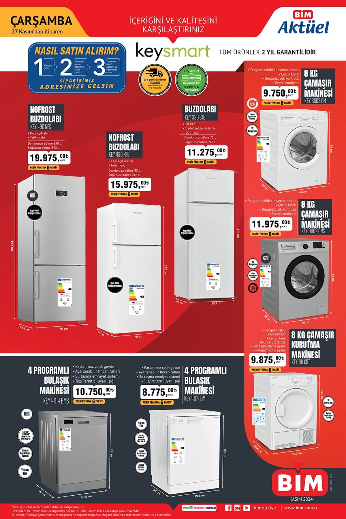 BİM'e çamaşır kurutma makinesi geliyor! - Yeni Akit