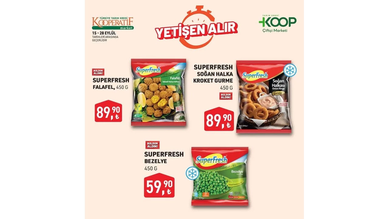 Bu katalogda yok yok! Tarım Kredi'de 16-22 Eylül'de fiyatlar düştü ...