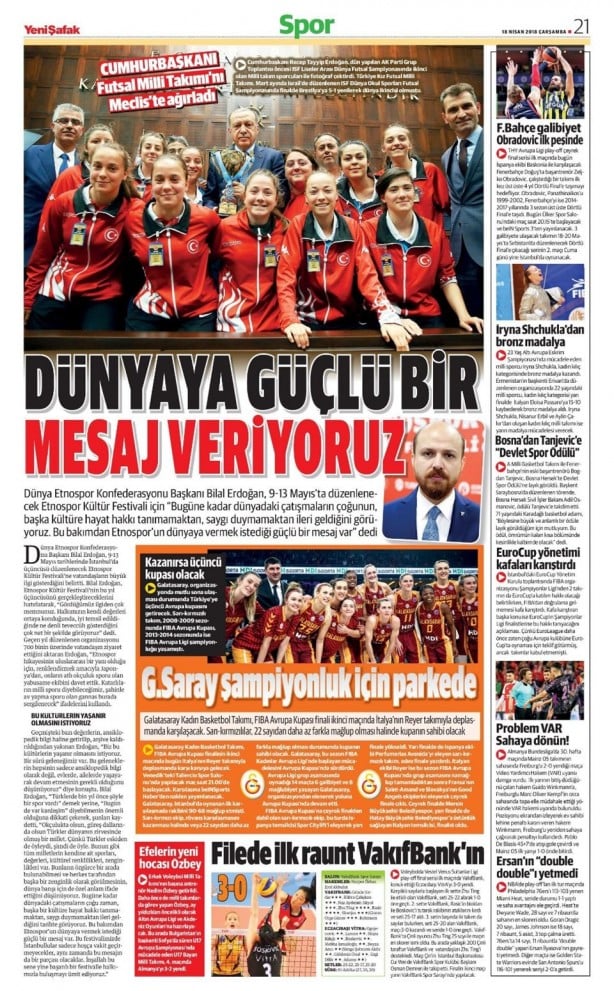İşte günün spor gazeteleri - Yeni Akit
