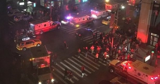 New York'taki patlamaya ait görüntüler - Yeni Akit