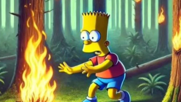 Simpsonlar ABD yangınını da bildi! Akıl alır gibi değil - Yeni Akit