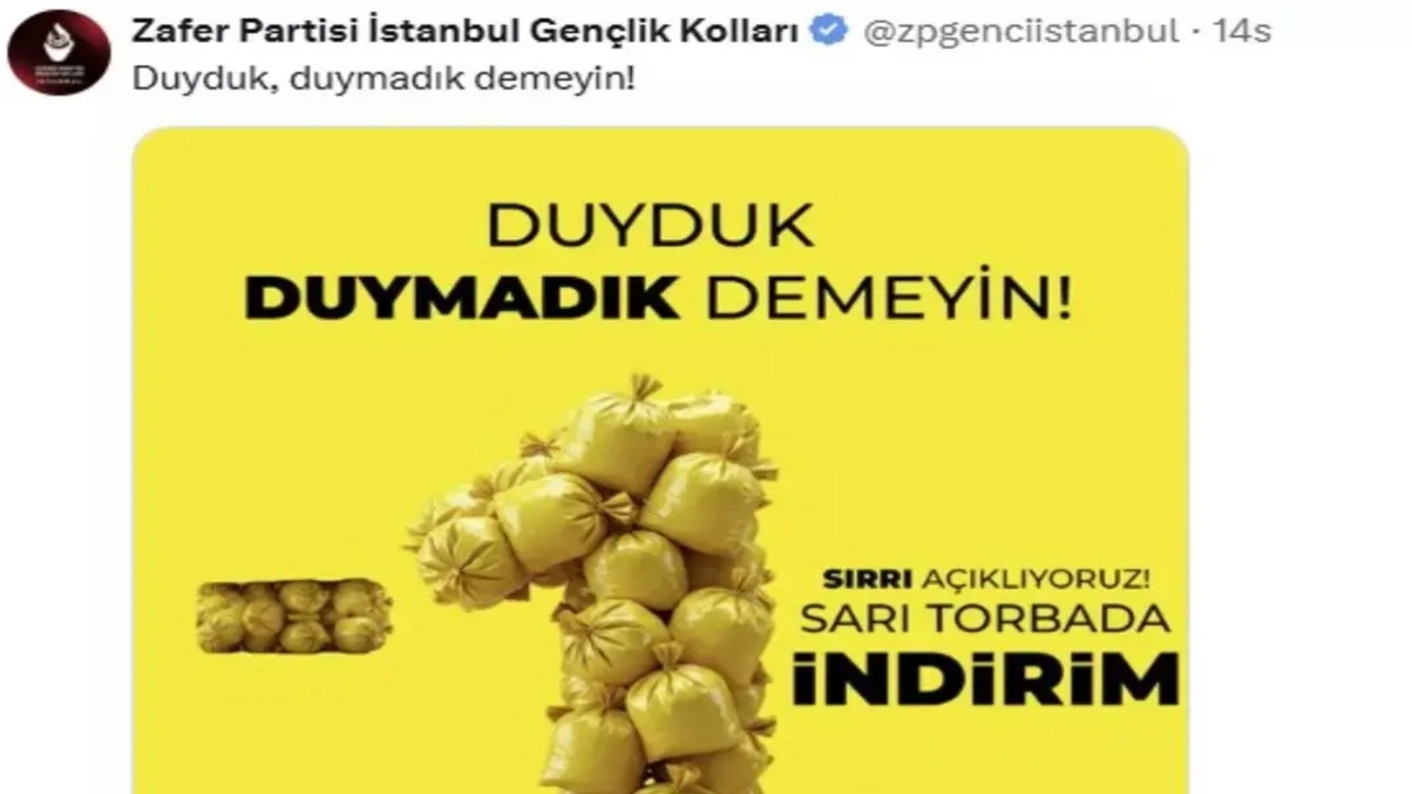 Sırrı Süreyya Önder'in vefatının ardından Zafer Partisi’nin "sarı torba ...