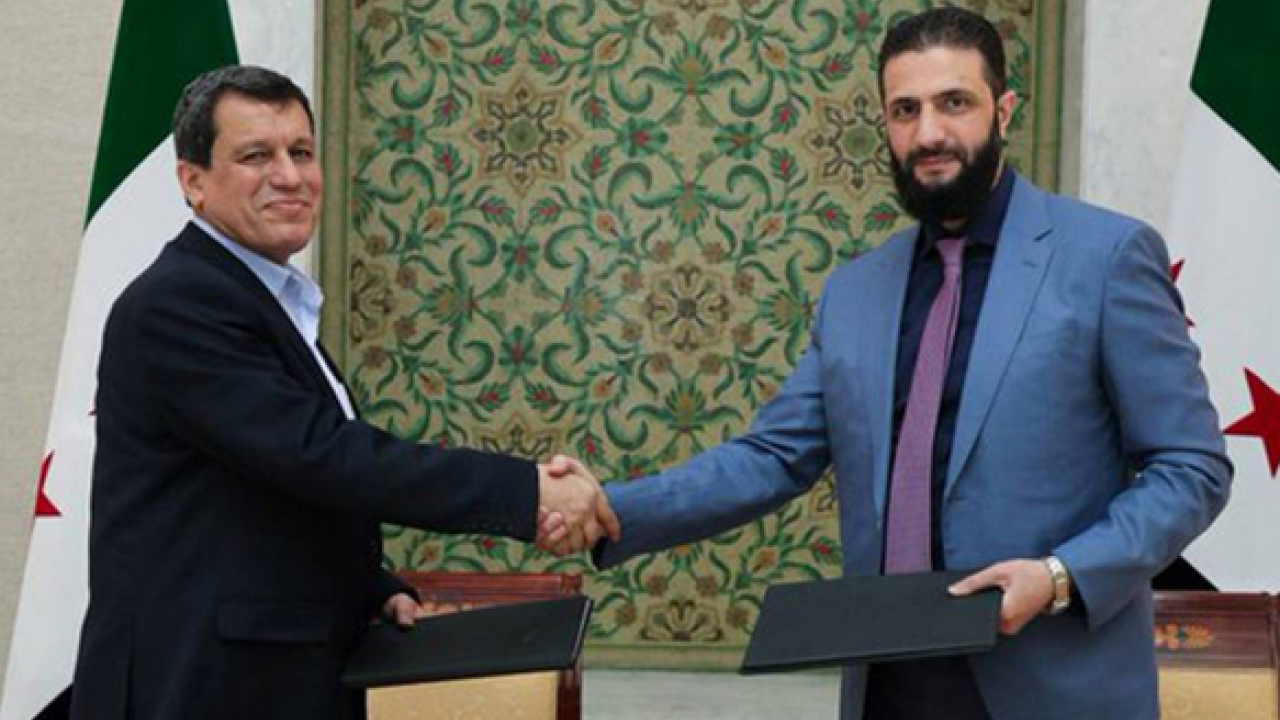 Terör örgütü SDG için Suriye Enformasyon Bakanı Hamza El Mustafa tarih ...