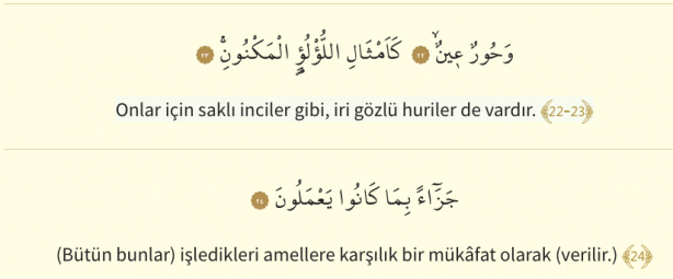 Vakıa Suresi Arapça okunuşu: Vakıa Suresi Türkçe meali! - Yeni Akit