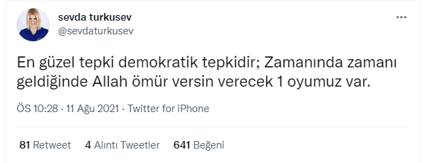 Sevda Türküsev Bakan Koca'yı hedef aldı! 'Allah ömür verirse bir oyumuz ...