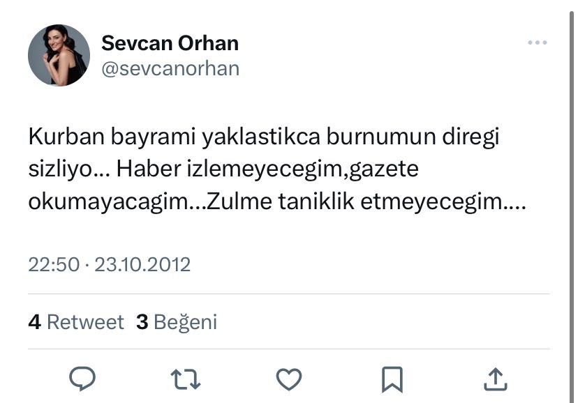 Kurban kesilirken burnu sızlayan Sevcan Orhan et yerken pek mutlu ...