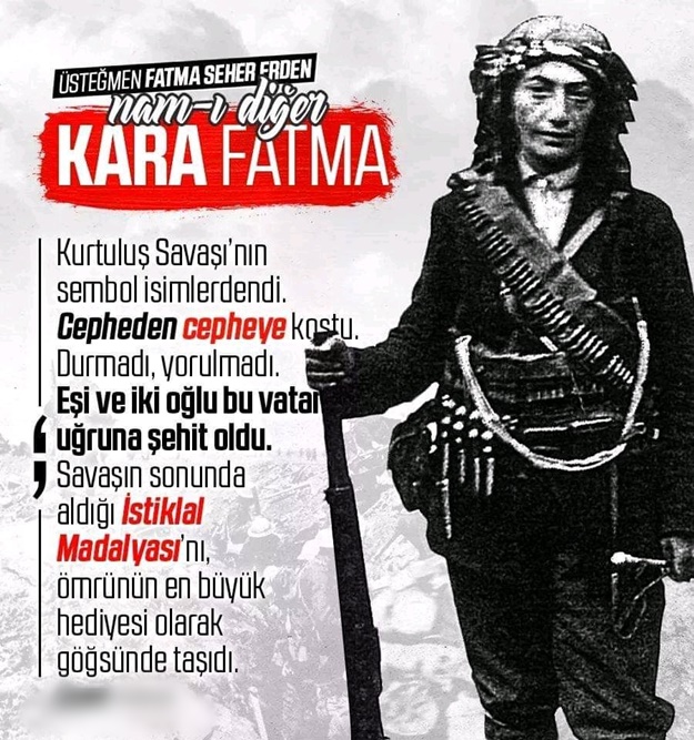 2 Temmuz 1955: Fatma Seher Erdem'in (Kara Fatma) vefatı (Kuvayı Milliye Kahramanı) - Yeni Akit