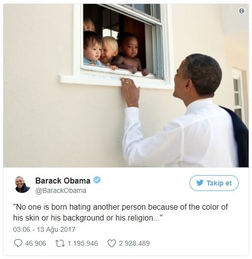Tam 2.9 milyon beğeni... Barack Obama tarihe geçti! - Yeni Akit
