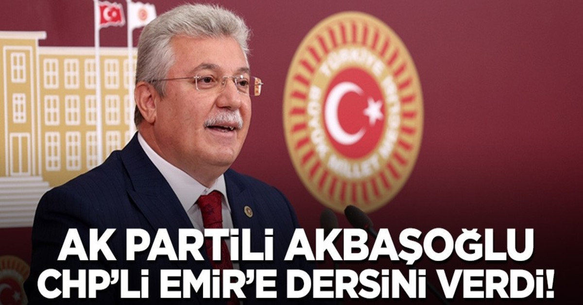 AK Partili Akbaşoğlu'ndan CHP'li Murat Emir'e 9. Yargı Paketi dersi ...
