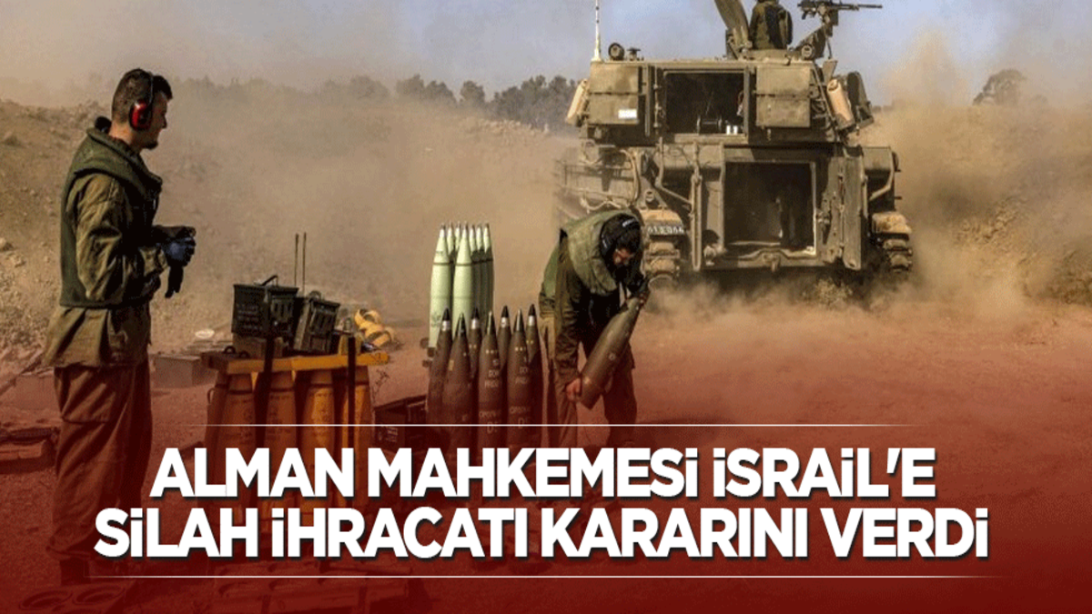 Alman mahkemesi İsrail'e silah ihracatı kararını verdi - Yeni Akit