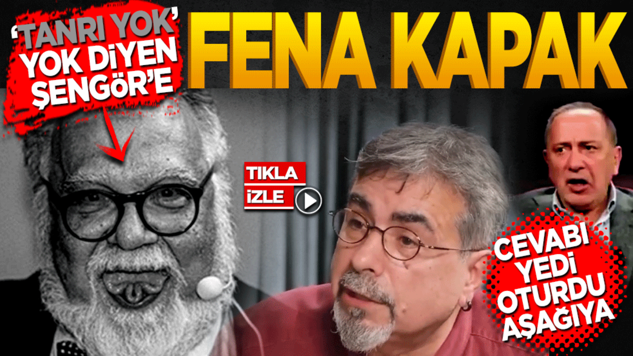 Cevabı yedi oturdu aşağı! ‘Tanrı Yok’ diyen ateist Şengör’e fena kapak ...