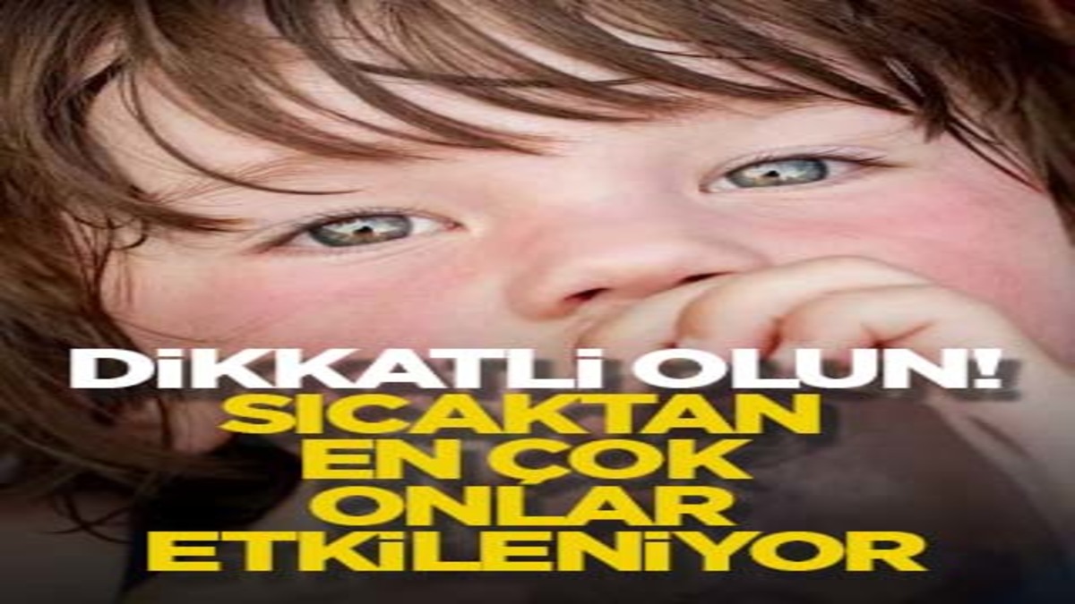 Çok dikkatli olun! Sıcaktan en çok onlar etkileniyor - Yeni Akit