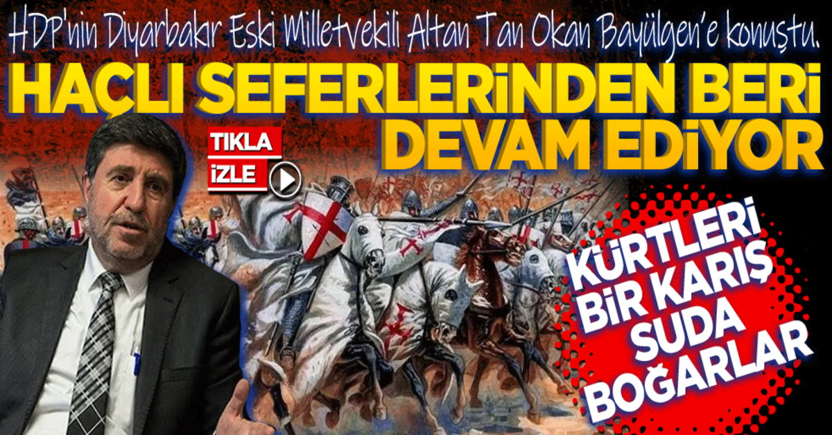 HDP'nin Diyarbakır Eski Milletvekili Altan Tan Okan Bayülgen’e konuştu. Kürtleri bir karış suda ...