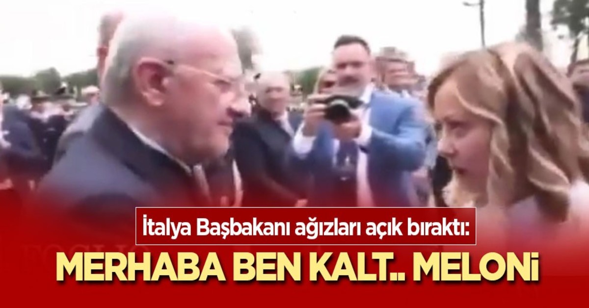 İtalya Başbakanı gündem oldu: Merhaba ben kalt.. Meloni - Yeni Akit