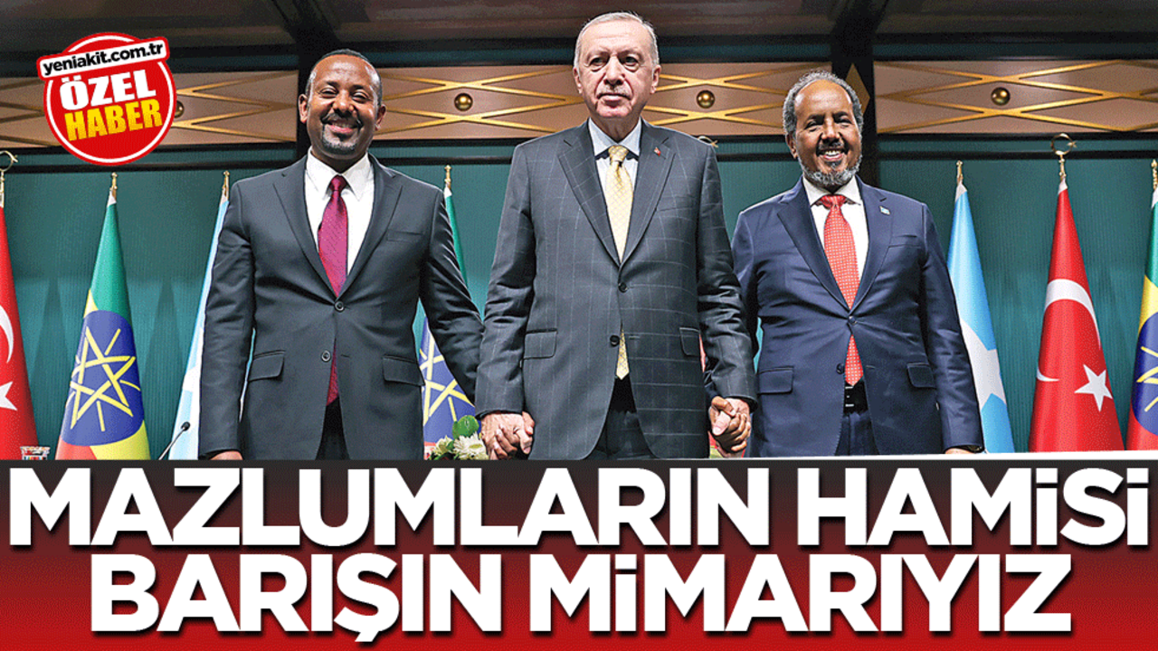 Mazlumların hamisi barışın mimarıyız - Yeni Akit