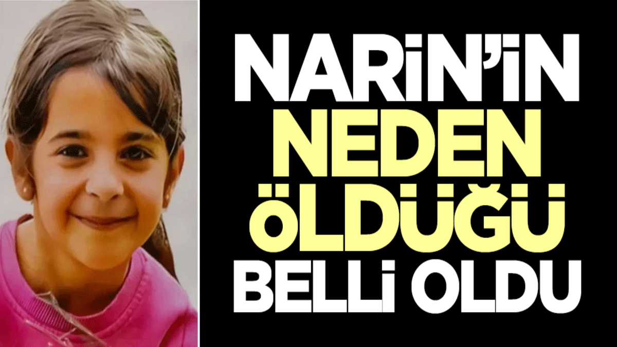 Narin'in neden öldüğü belli oldu - Yeni Akit