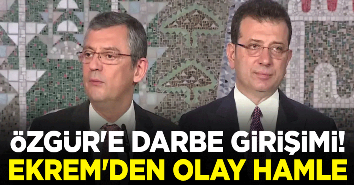 Özgür Özel'e darbe girişimi! Ekrem İmamoğlu'ndan olay hamle - Yeni Akit