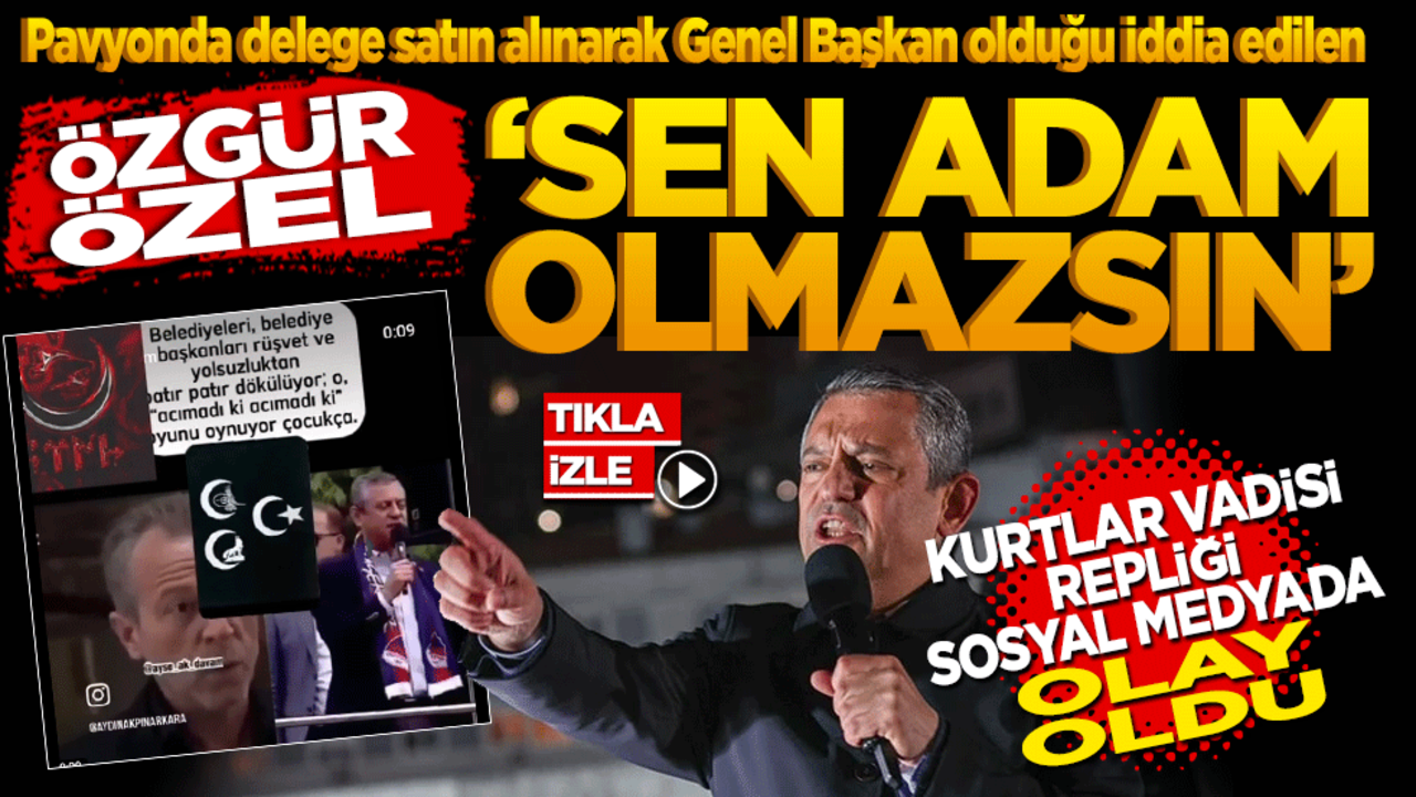 Pavyonda delege satın alınarak Genel Başkanı olduğu iddia edilen Özgür Özel! ‘Sen adam olmazsın ...