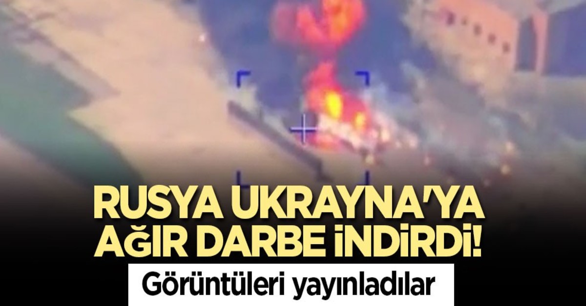 Rusya Ukrayna'ya ağır darbe indirdi! Görüntüleri yayınladılar - Yeni Akit