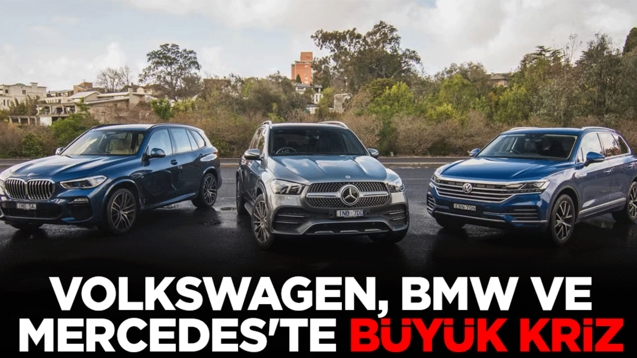 Volkswagen, BMW ve Mercedes-Benz'de büyük kriz - Yeni Akit