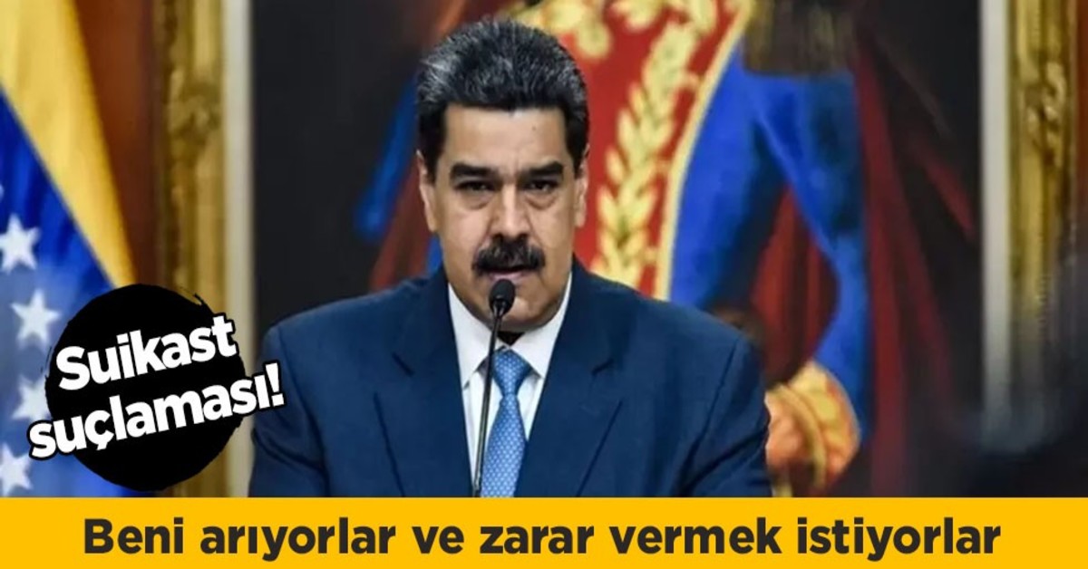 Zarar vermek istiyorlar... Maduro'dan muhalefete suikast suçlaması ...