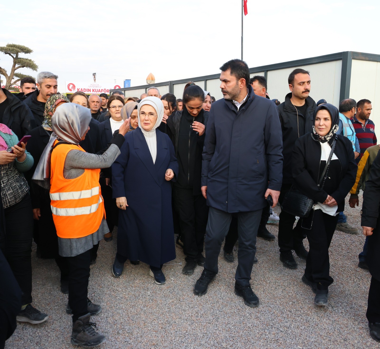 Emine Erdoğan ve BM Habitat İcra Direktörü Sharif Kalyon Konteyner Kent ...