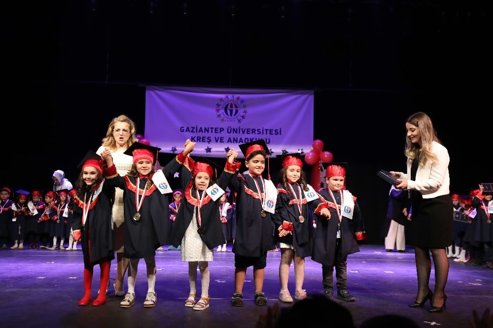 GAÜN’de okul öncesi eğitimini tamamlayan 60 öğrenci diploma aldı - Yeni ...