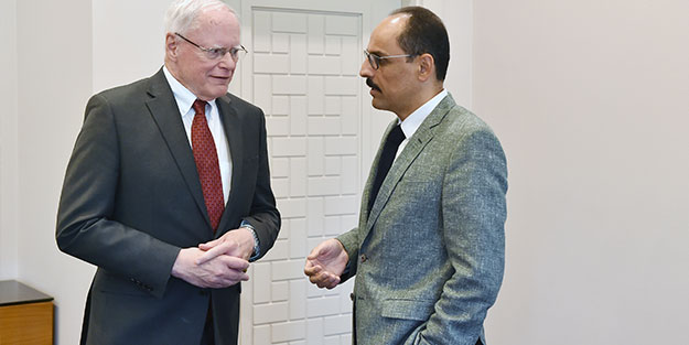 İbrahim Kalın- James Jeffrey görüşmesi sona erdi! - Yeni Akit