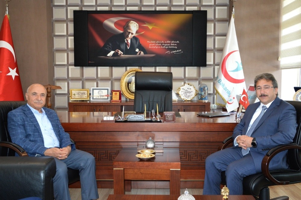 Milletvekili Dr. İsmail Tamer’den İl Sağlık Müdürü Benli’ye Ziyaret ...