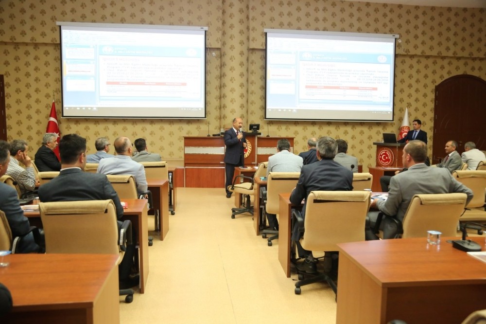 Milli Eğitim Müdürlüğü’nün çalışmaları ele alındı - Yeni Akit