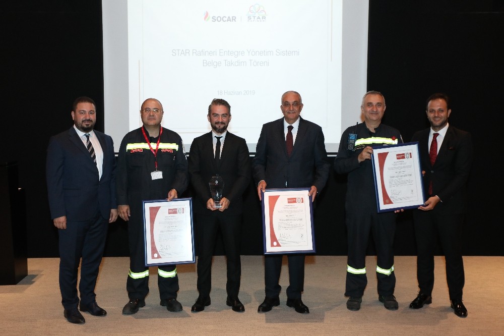 STAR Rafineri Entegre Yönetim Sistemine uluslararası belge - Yeni Akit