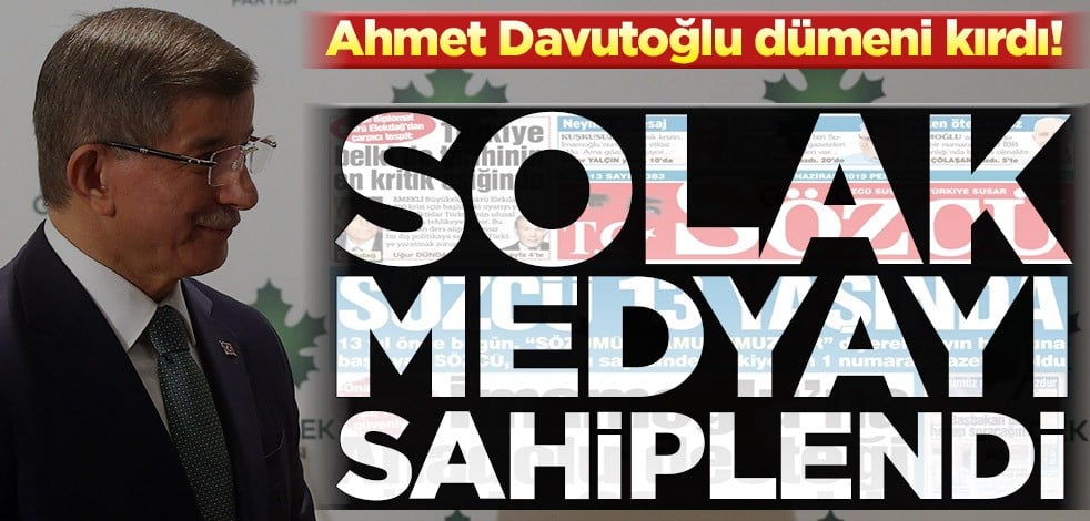Ahmet Davutoğlu dümeni kırdı! Sözcü'ye yeşil ışık yaktı - Yeni Akit