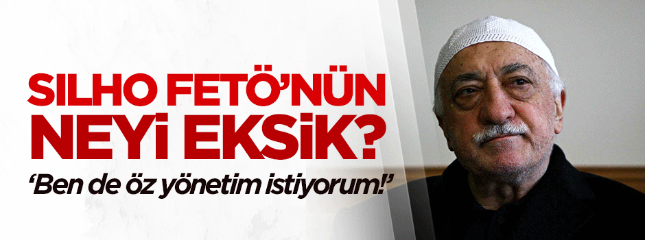 'Ben de öz yönetim istiyorum' - Yeni Akit