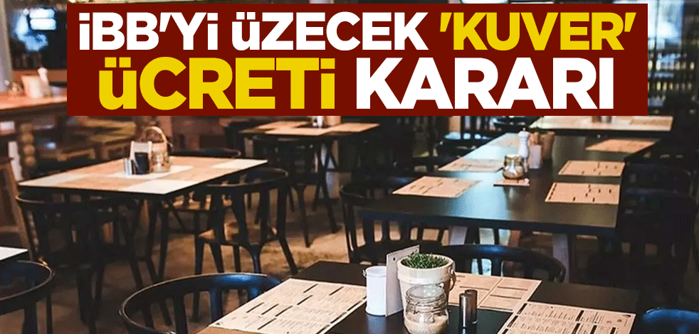 İBB'yi üzecek 'kuver' ücreti kararı - Yeni Akit