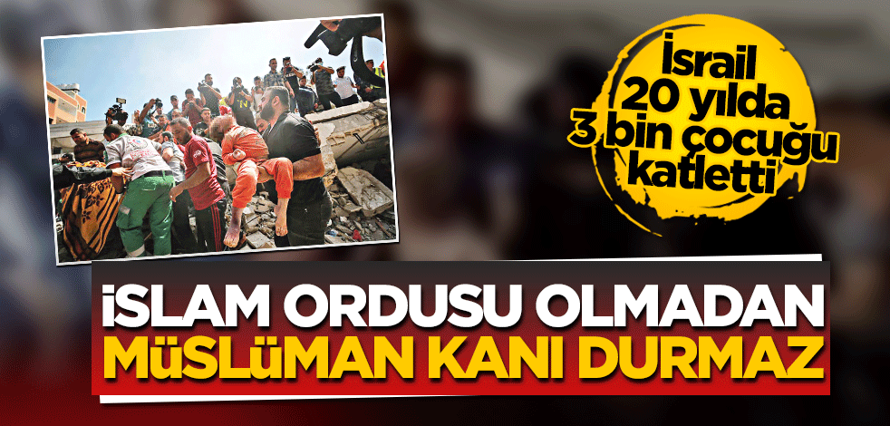 İslam ordusu olmadan Müslüman kanı durmaz! - Yeni Akit