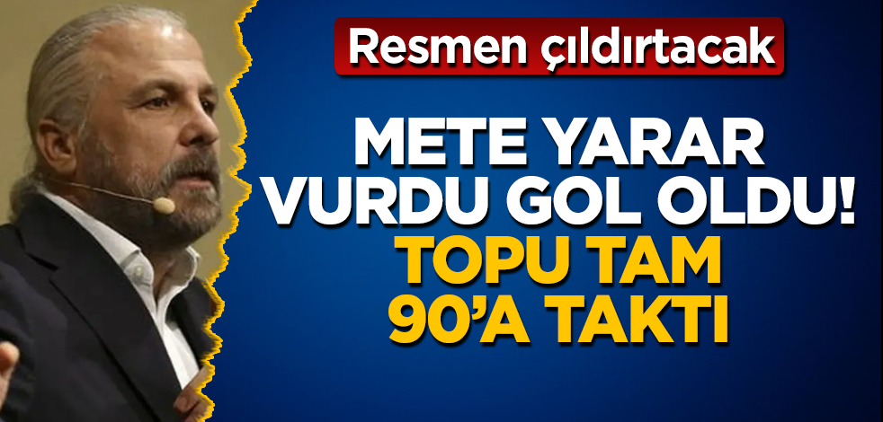 Mete Yarar vurdu, gol oldu! Topu tam 90'a taktı! Resmen çıldırtacak ...