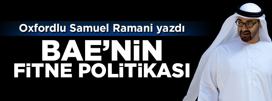 Oxfordlu Samuel Ramani BAE'nin 'fitne politikasını' yazdı - Yeni Akit