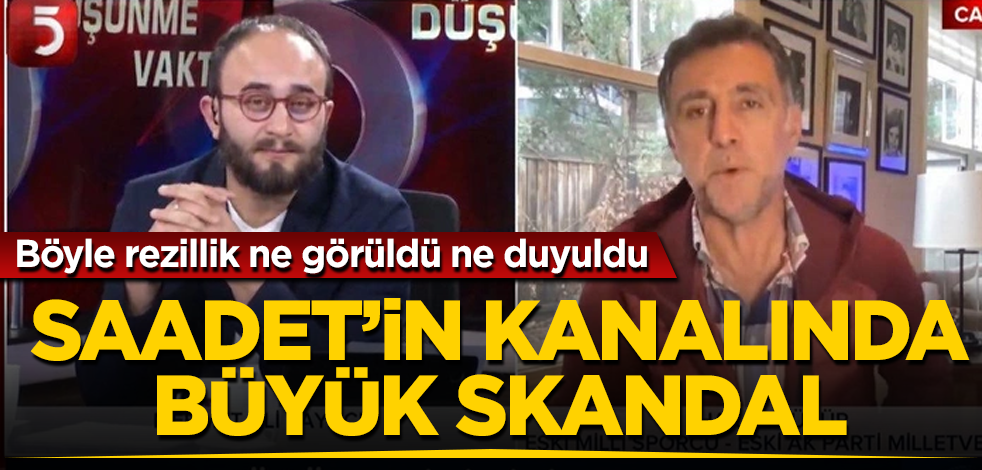 Saadet Partisi'nin kanalında "Hakan Şükür" skandalı! Böyle rezillik ...