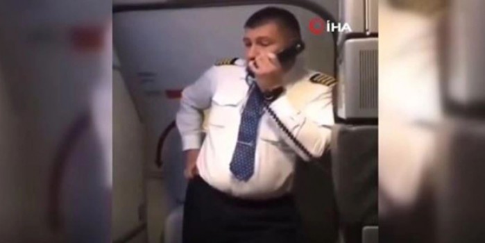 Antalya'ya iniş yapan Rus pilotun anonsu sosyal medyada viral oldu ...